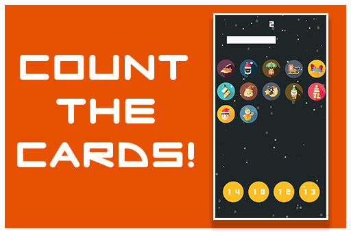 Play Count the Cards for kids Education - Play on ABCya Games