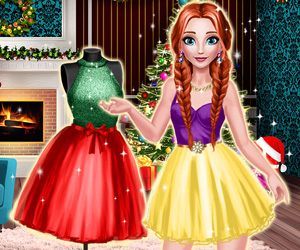 Play Annie Winter Dress - Play on ABCya Games