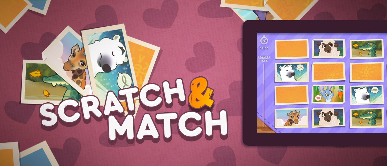Play Scratch & Match Animals - Play on ABCya Games