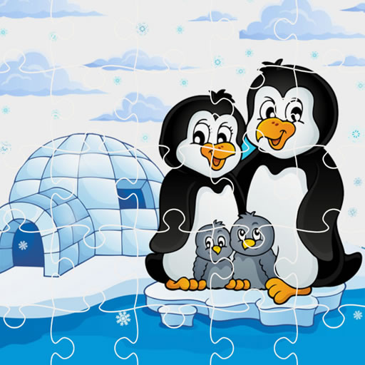Play Penguins Jigsaw - Play on ABCya Games