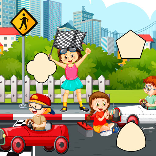 Play Racing Pic Pasting - Play on ABCya Games