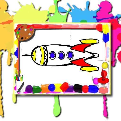 Play Rockets Coloring Book - Play on ABCya Games