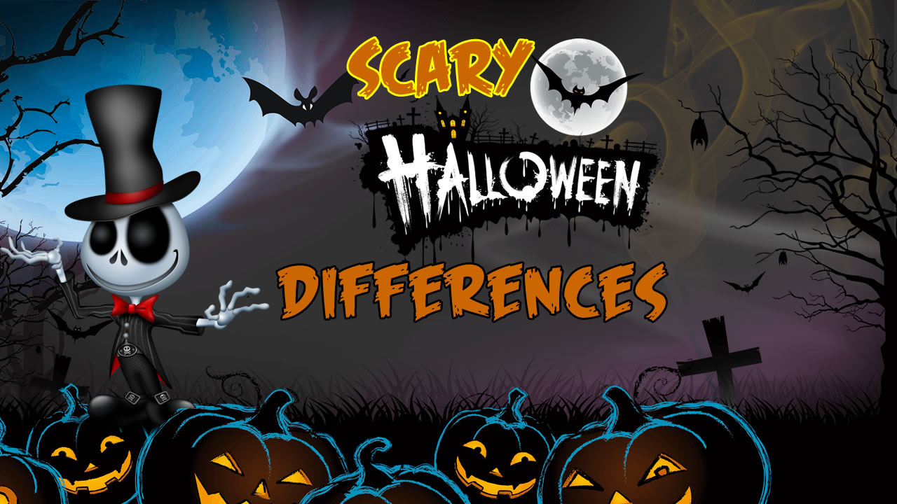 Play Scary Halloween Differences - Play on ABCya Games
