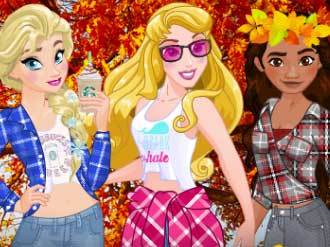 Play Princess Fall Flannels - Play on ABCya Games