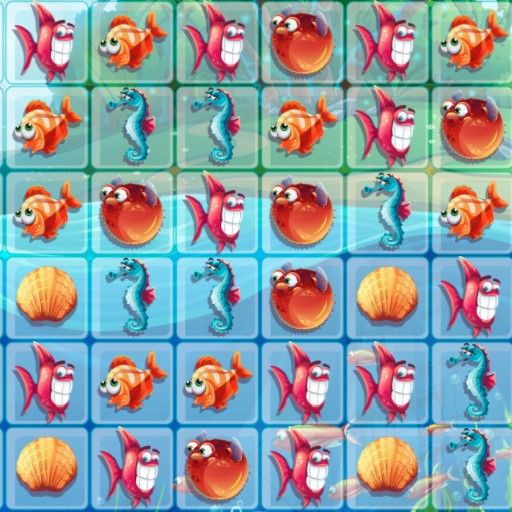 Play Fish World Match3 - Play on ABCya Games