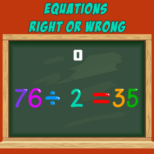 Play Equations Right or Wrong - Play on ABCya Games