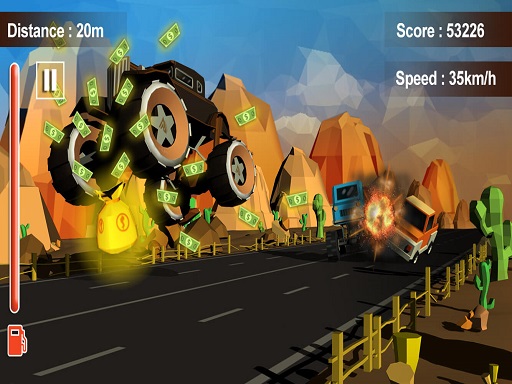 Play Furious Road Game : Low poly Car Racing - Play on ABCya Games