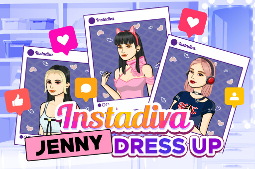Play Instadiva Jenny Dress Up - Play on ABCya Games