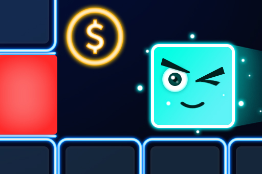 Play Neon Tile Rush - Play on ABCya Games