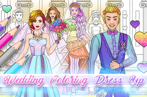 Play Wedding Coloring Dress Up Game - Play on ABCya Games