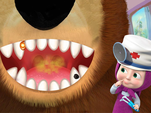 Play Girl And The Bear Dentist Game - Play on ABCya Games