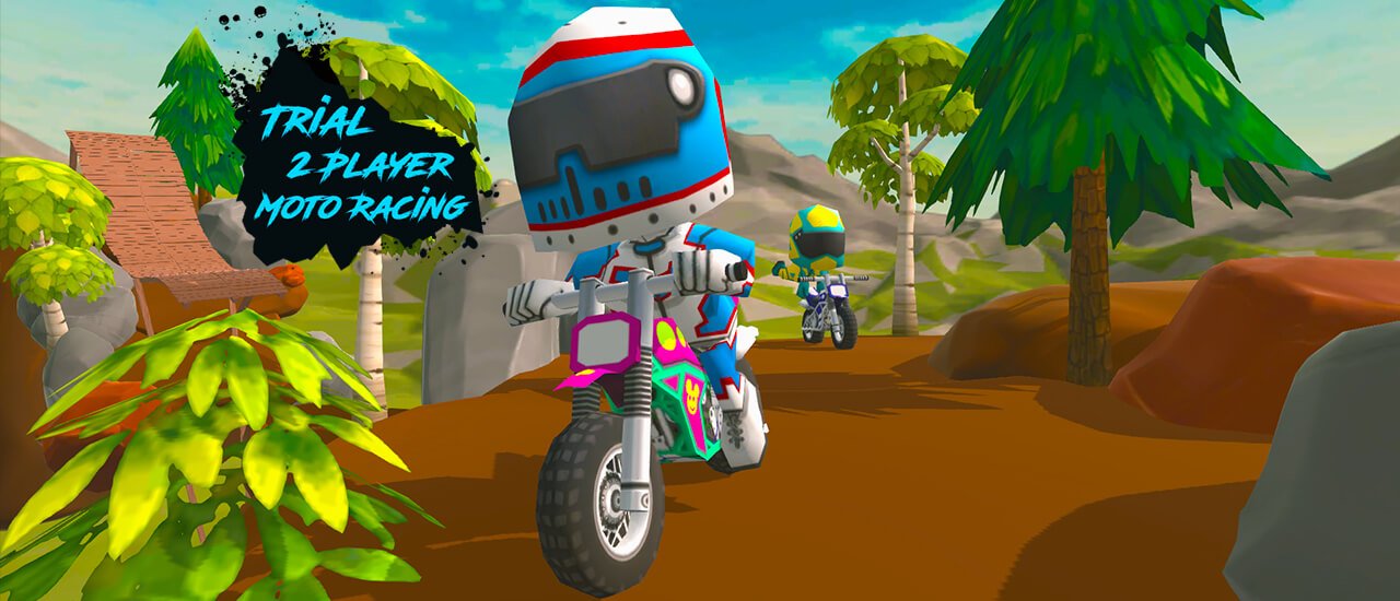 Play Trial 2 Player Moto Racing - Play on ABCya Games