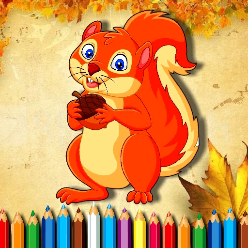 Play Squirrel Coloring Book - Play on ABCya Games
