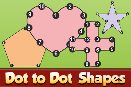Play Dot to Dot Shapes Kids Education - Play on ABCya Games