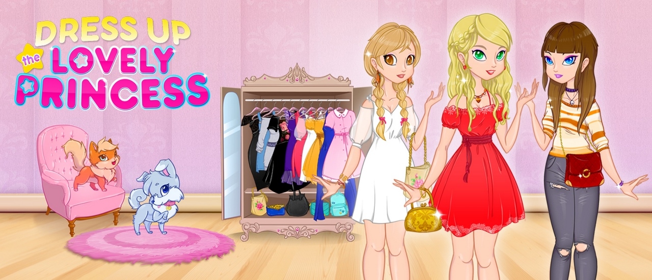 Play Dress Up The Lovely Princess - Play on ABCya Games