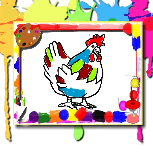 Play Chicken Coloring Book - Play on ABCya Games