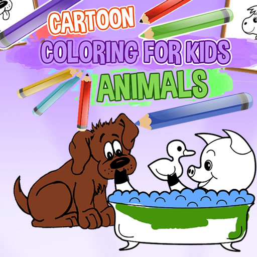 Play Cartoon Coloring for Kids Animals - Play on ABCya Games