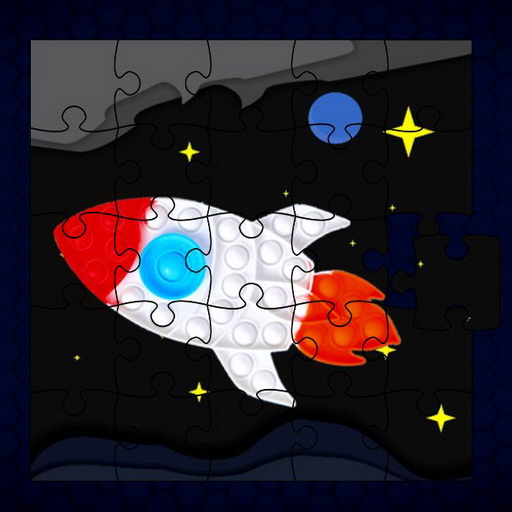 Play Pop It Rockets in Space Jigsaw - Play on ABCya Games