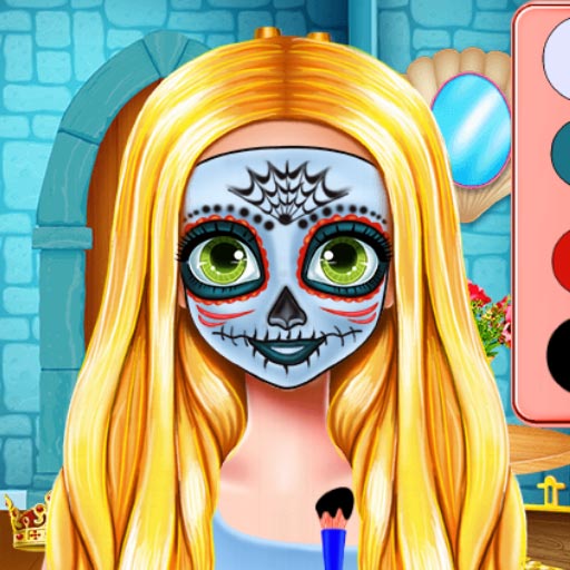 Play Sisters Halloween Face Paint - Play on ABCya Games