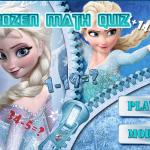 Frozen Math Quiz - Let's play puzzle online games with friends