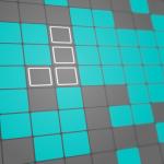 Turquoise Blocks - Line up closed blocks horizontally